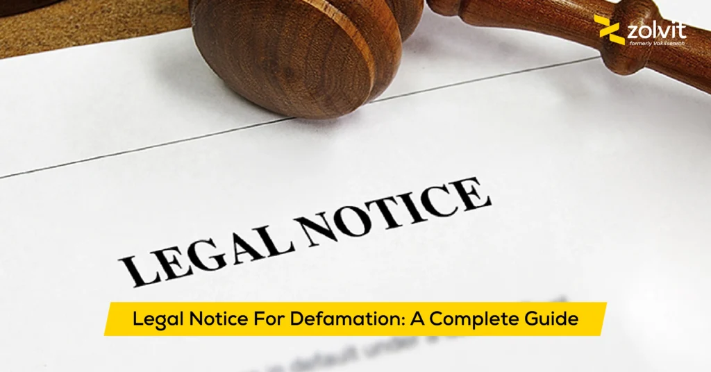 Legal Notice for Defamation: Sample Format & Drafting Guide